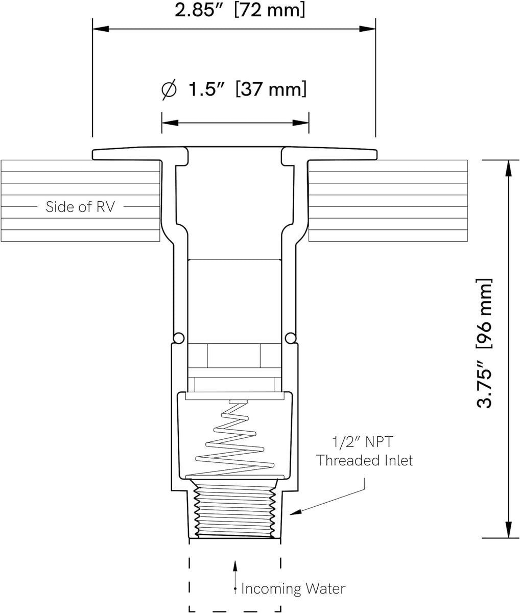 Aquor Water Inlet Outlet – Adventure Fitouts