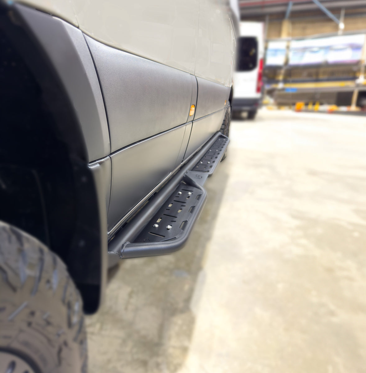 Weldbeat Sprinter Side Steps - Medium Wheel Base 144 – Adventure Fitouts